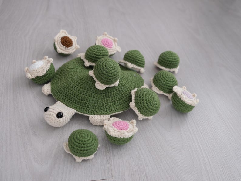 BIG BUNDLE 4 Pattern Crochet Turtle Memory Game Crochet Star Memory Game Crochet Tic Tac Toe ...