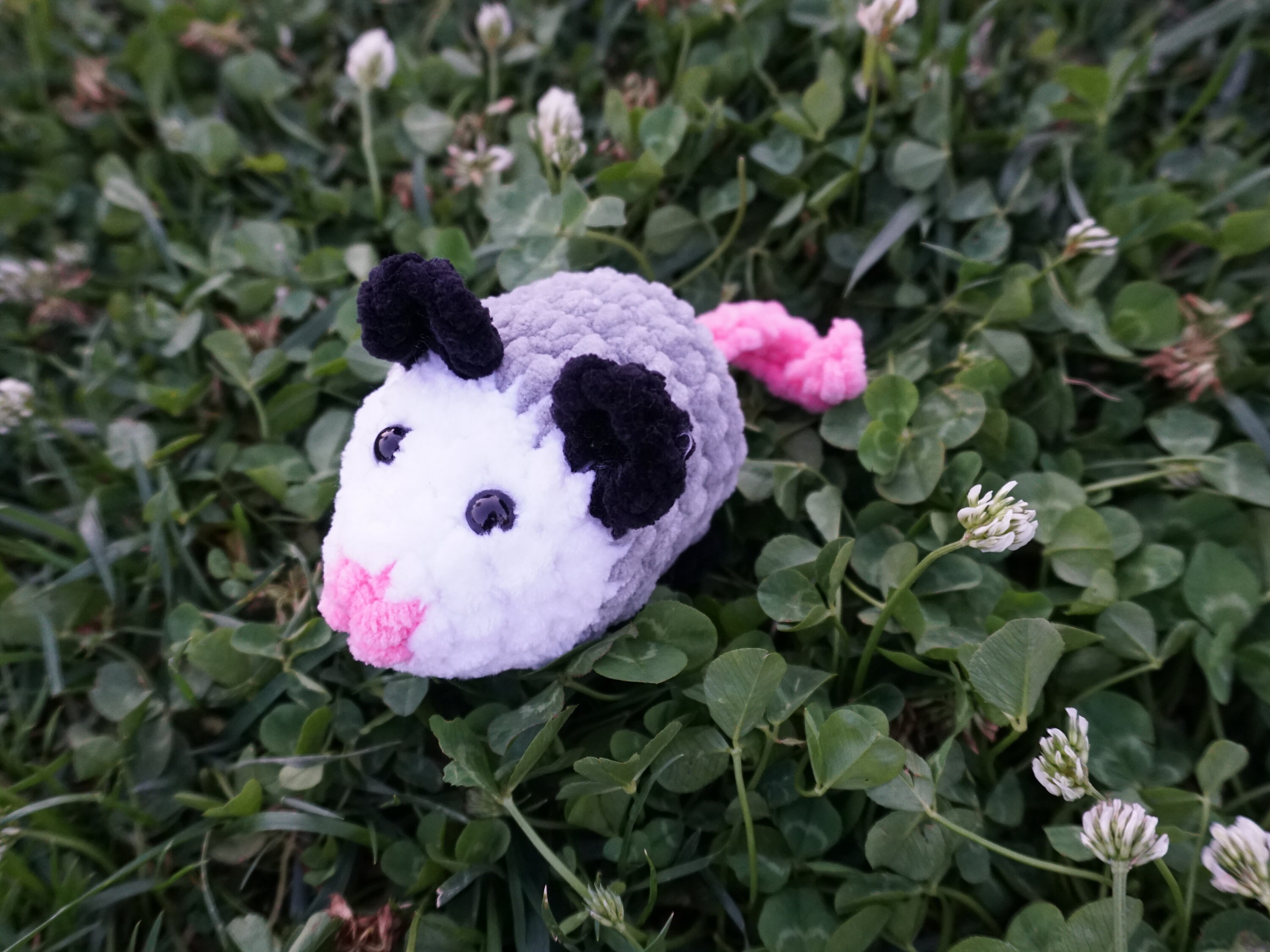 Possum Crochet Pattern Opossum Crochet Pattern Crochet Keychain Pattern ...