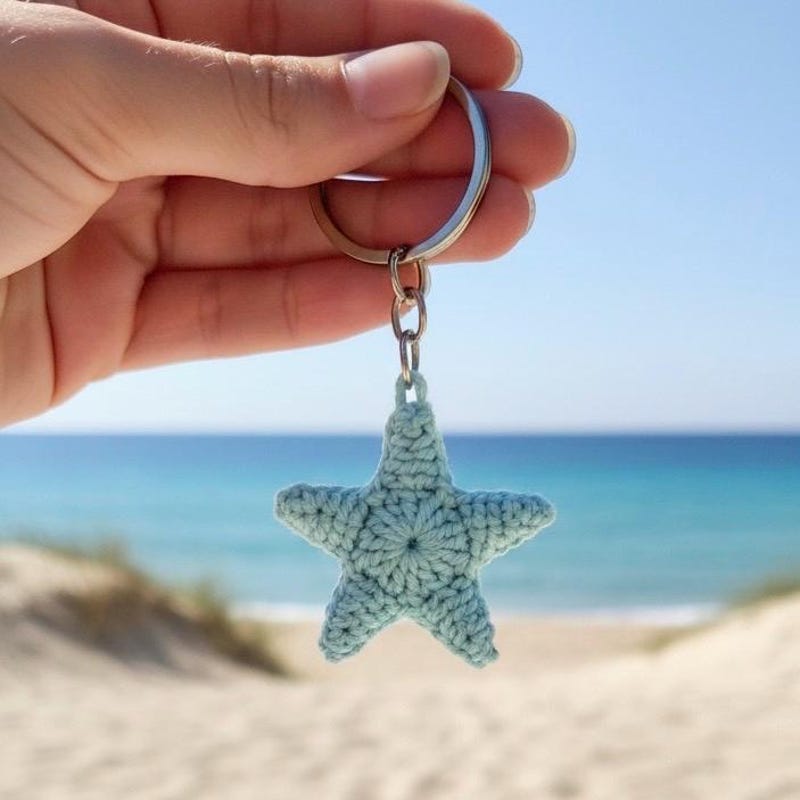 Star Keychain - Etsy