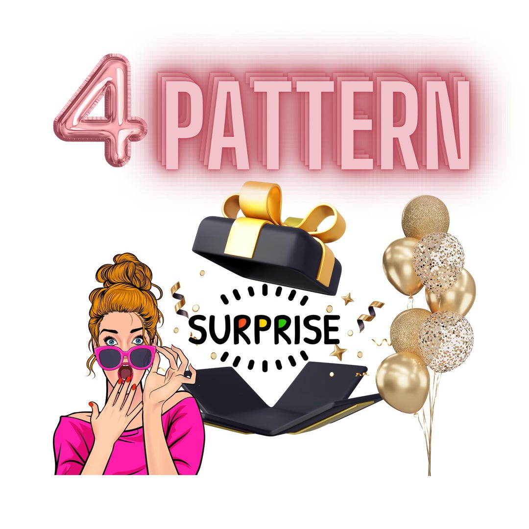 4 Crochet Pattern Surprise Pattern Amigurumi Pattern Animal Pattern No ...