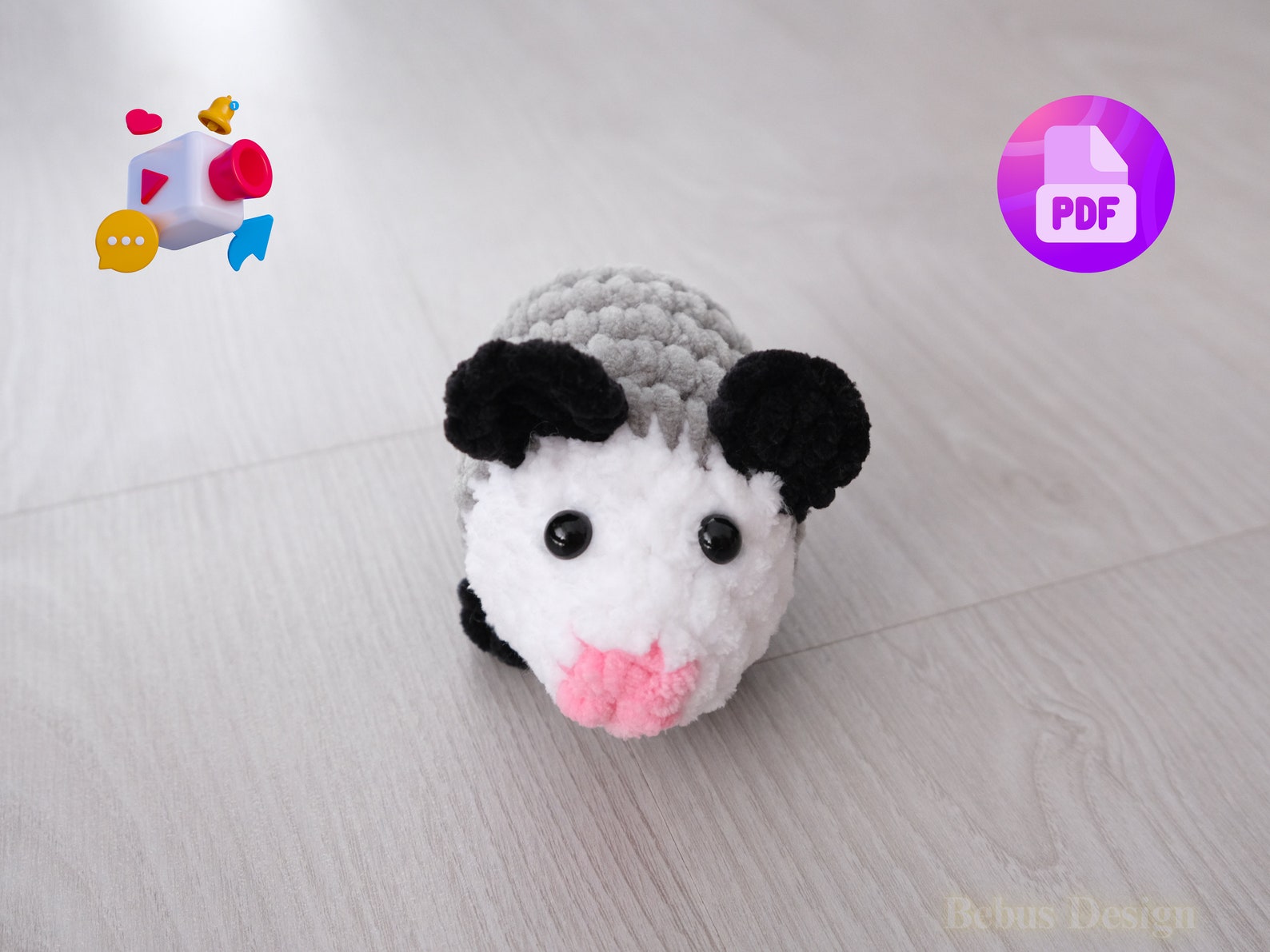 Possum Crochet Pattern Opossum Crochet Pattern Crochet - Etsy