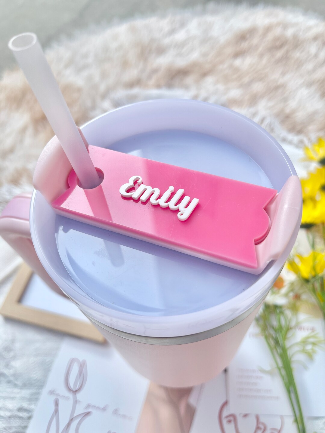 40oz 30oz Stanley Name Tag Stanley Toppers Personalised - Etsy