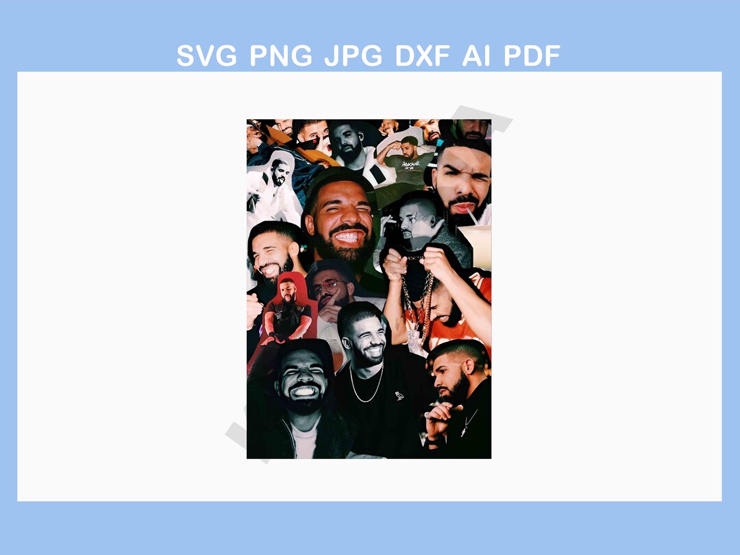 Drake Albums Png Print Blur Tour Png Drake Digital Drake - Etsy