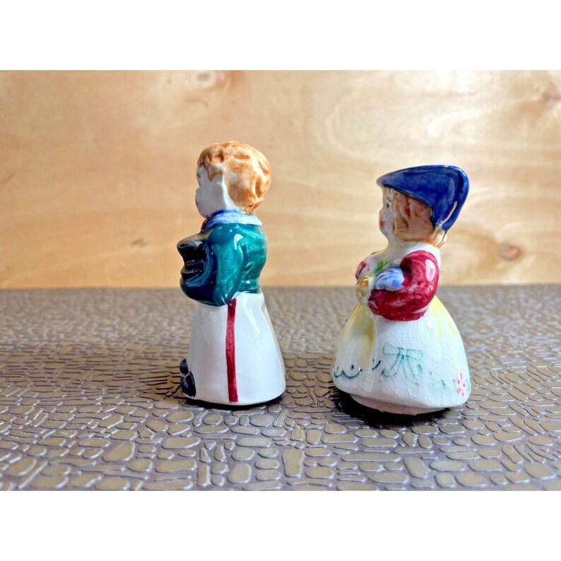 Vintage Dutch Boy & Girl Salt/pepper Suit and Top Hat / - Etsy