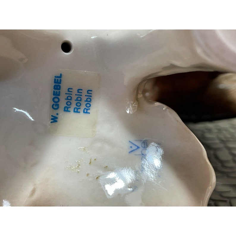 Vintage Goebel Porcelain Robin Bird on A Branch Figurine W. Germany - Etsy