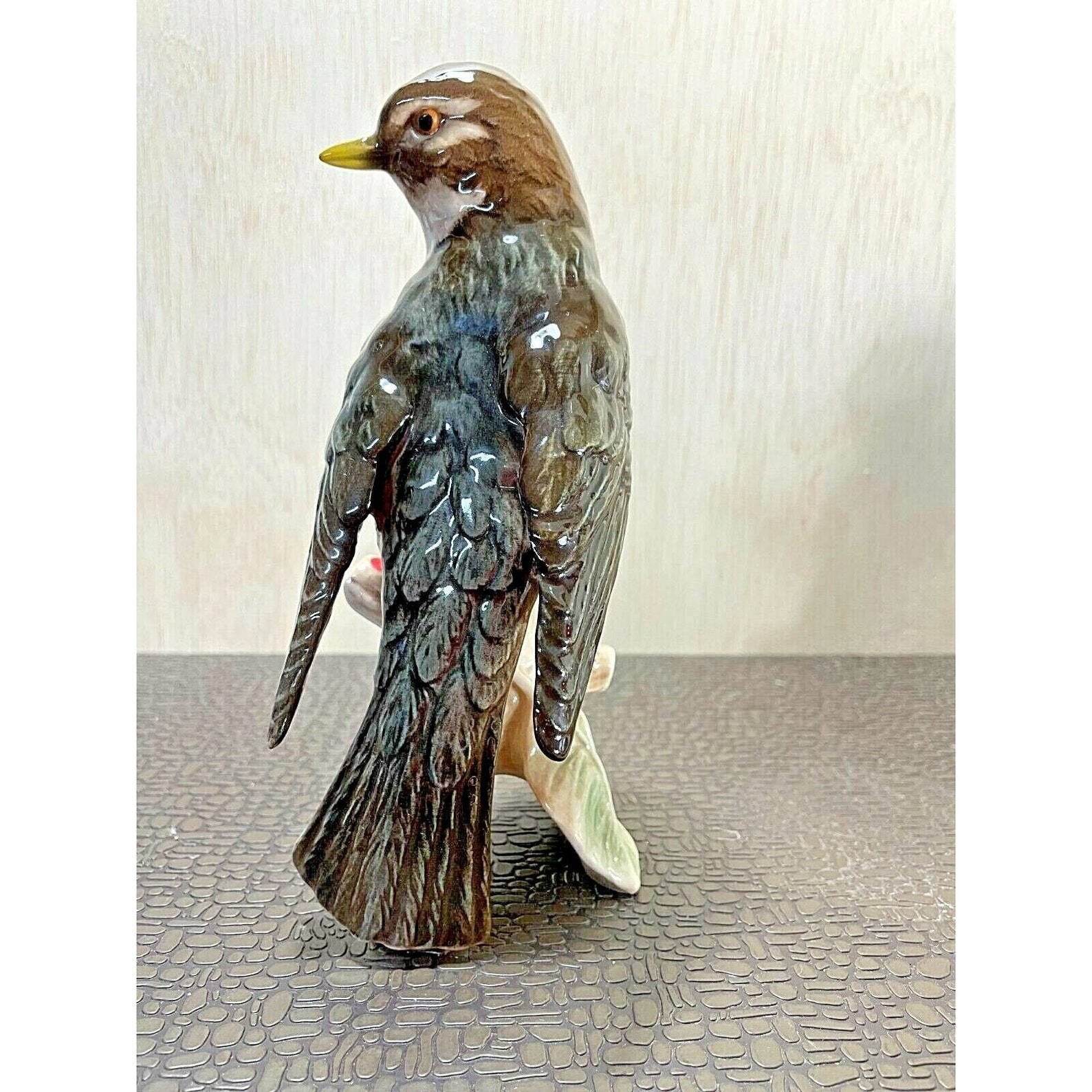 Vintage Goebel Porcelain Robin Bird on A Branch Figurine W. Germany - Etsy