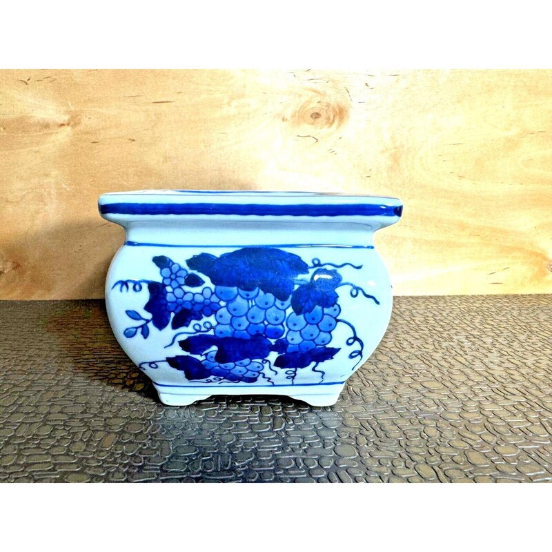 Delft Blue Planter - Etsy