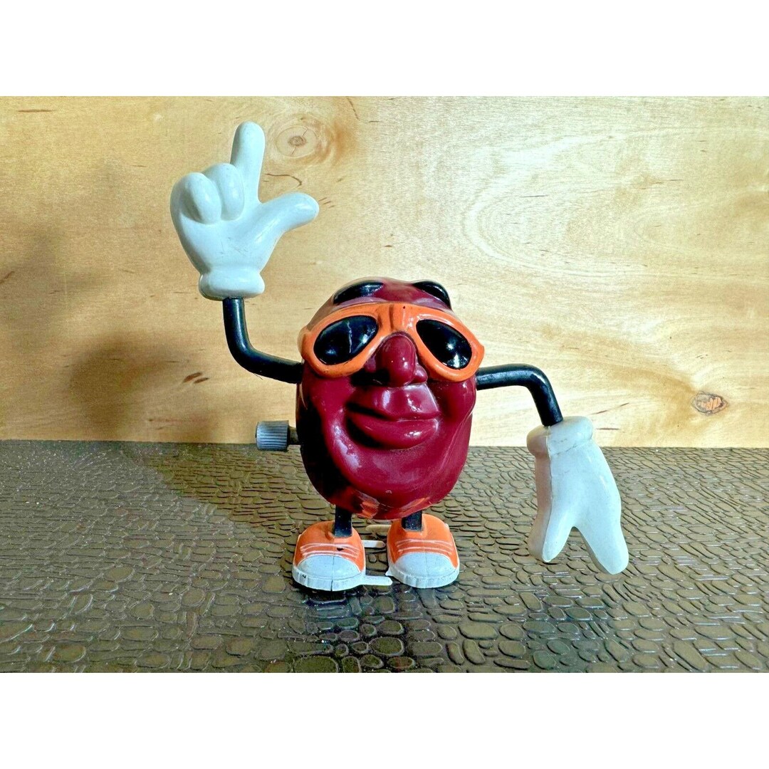Vintage California Raisin W/ Glasses Wind-up Walking Toy - Etsy