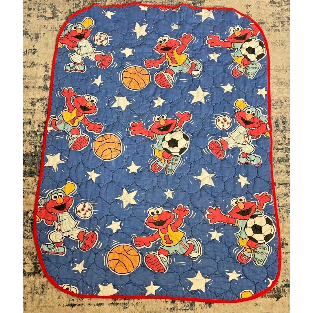 Vintage Elmo Sesame Street Baby Sports Blanket - Etsy