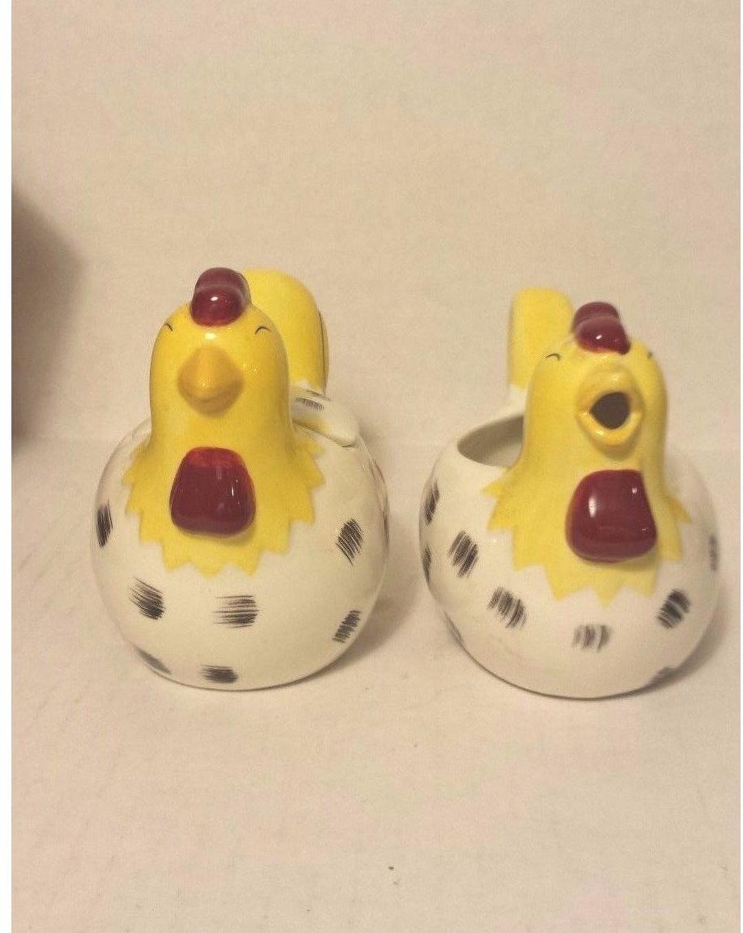 Country Ceramic Pottery Roosters Creamer Sugar Set, Chestnut Creek - Etsy