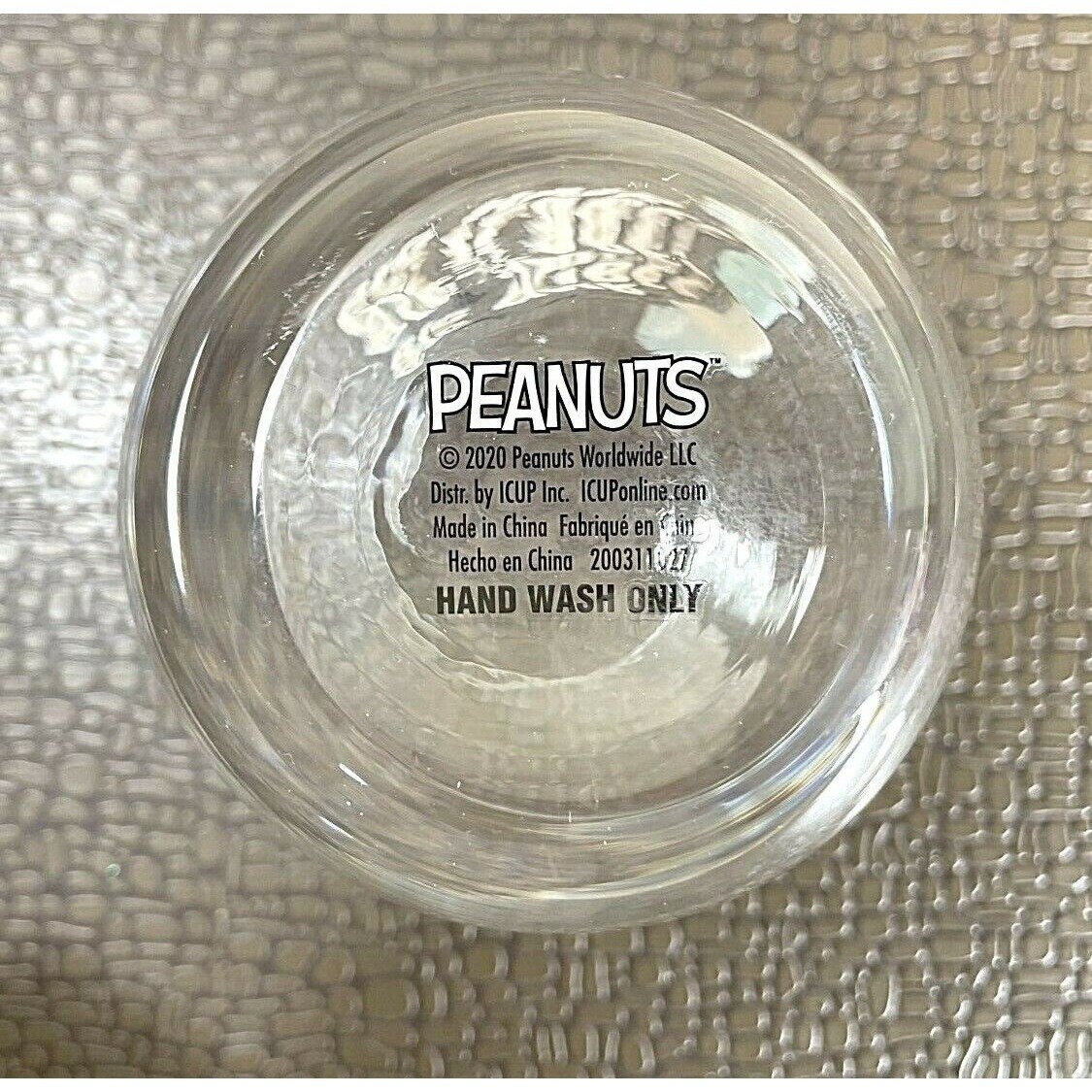 Curved Peanuts "lucy, Big Hair Big Scare" Drinking Glass * - Etsy