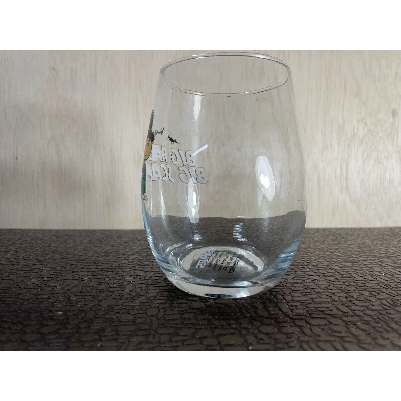 Curved Peanuts "lucy, Big Hair Big Scare" Drinking Glass * - Etsy