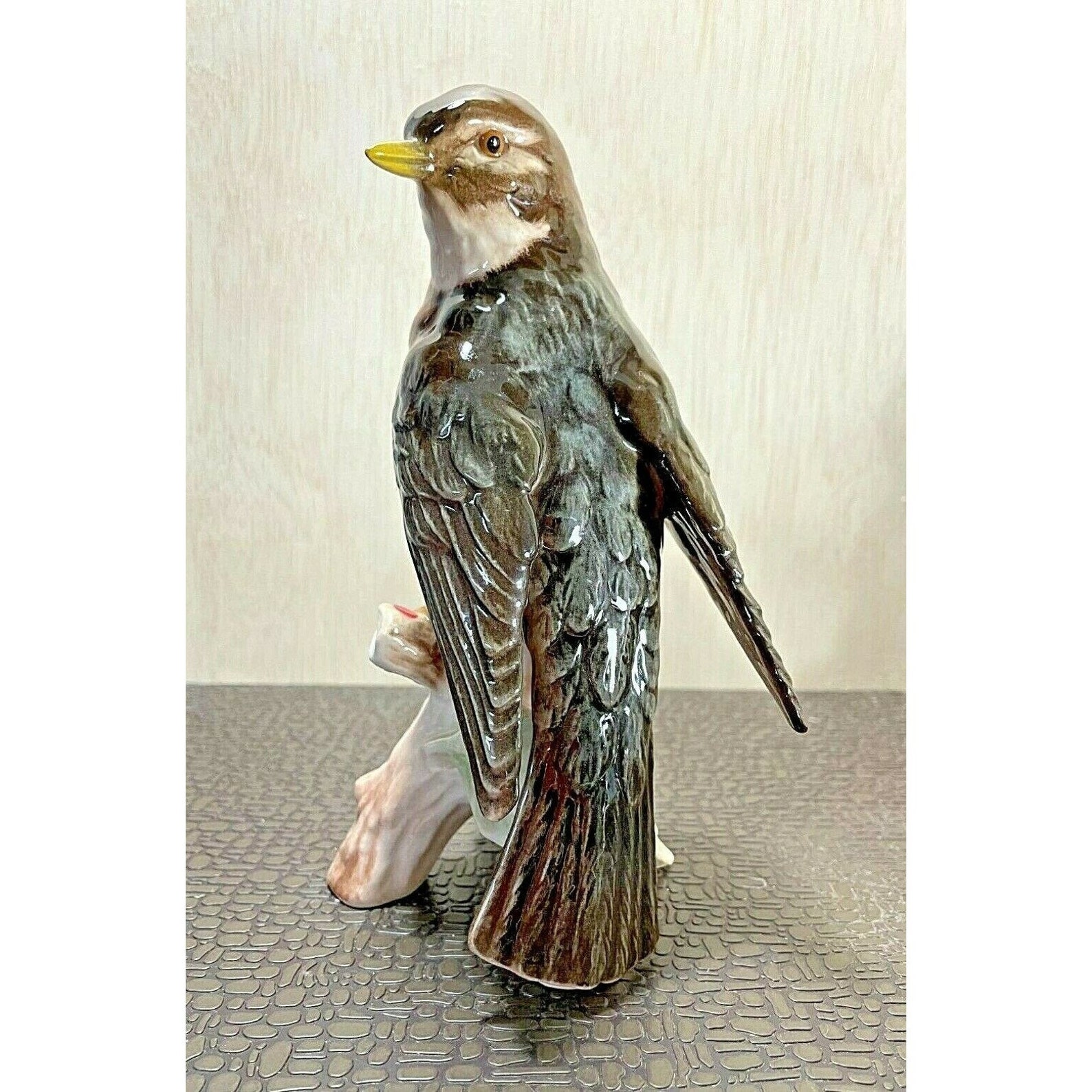Vintage Goebel Porcelain Robin Bird on A Branch Figurine W. Germany - Etsy
