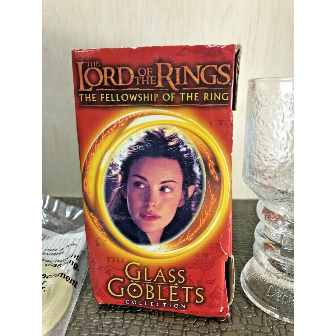 Lord of the Rings Glass Lighted Goblet Collection Arwen the Elf NIB - Etsy