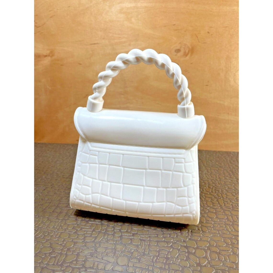 White Mini Purse for Girls, Princess Handbags, Cross Body, Shoulder Bag ...