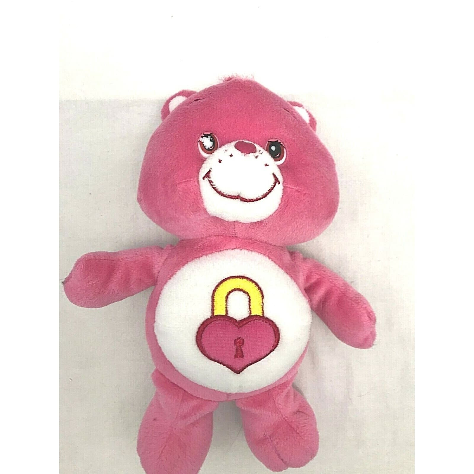 2004 Care Bears “secret Bear” Pink With Lock Heart 10" * - Etsy