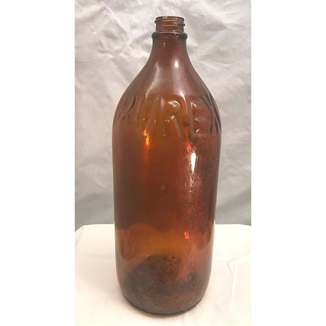 Purex 32 Ounce Brown Glass Bottle Vase - Etsy