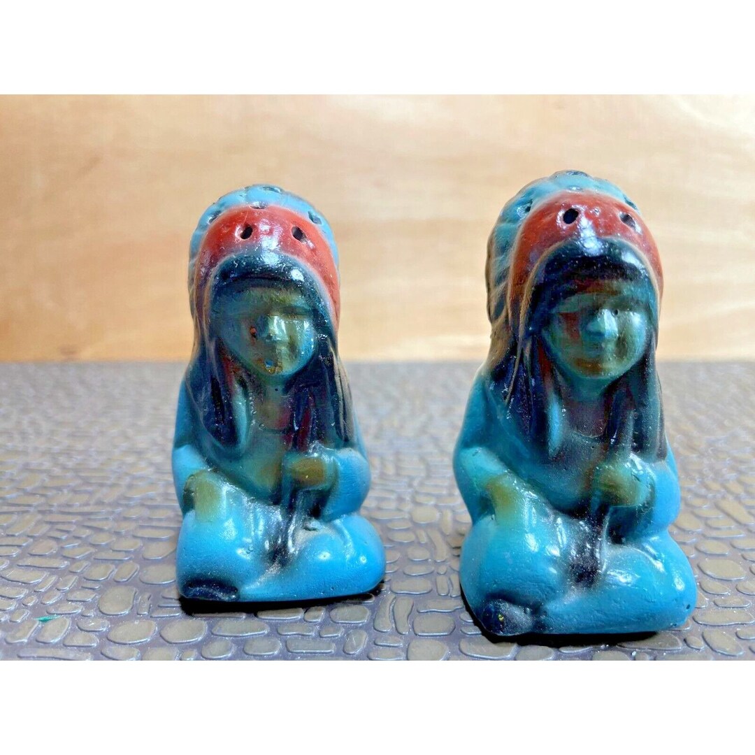 Native American Pottery Salt and Pepper Shakers - Etsy