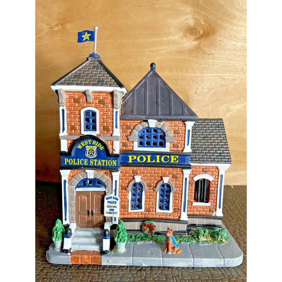 2016 LEMAX west Side Police Station Lighted Building - Etsy