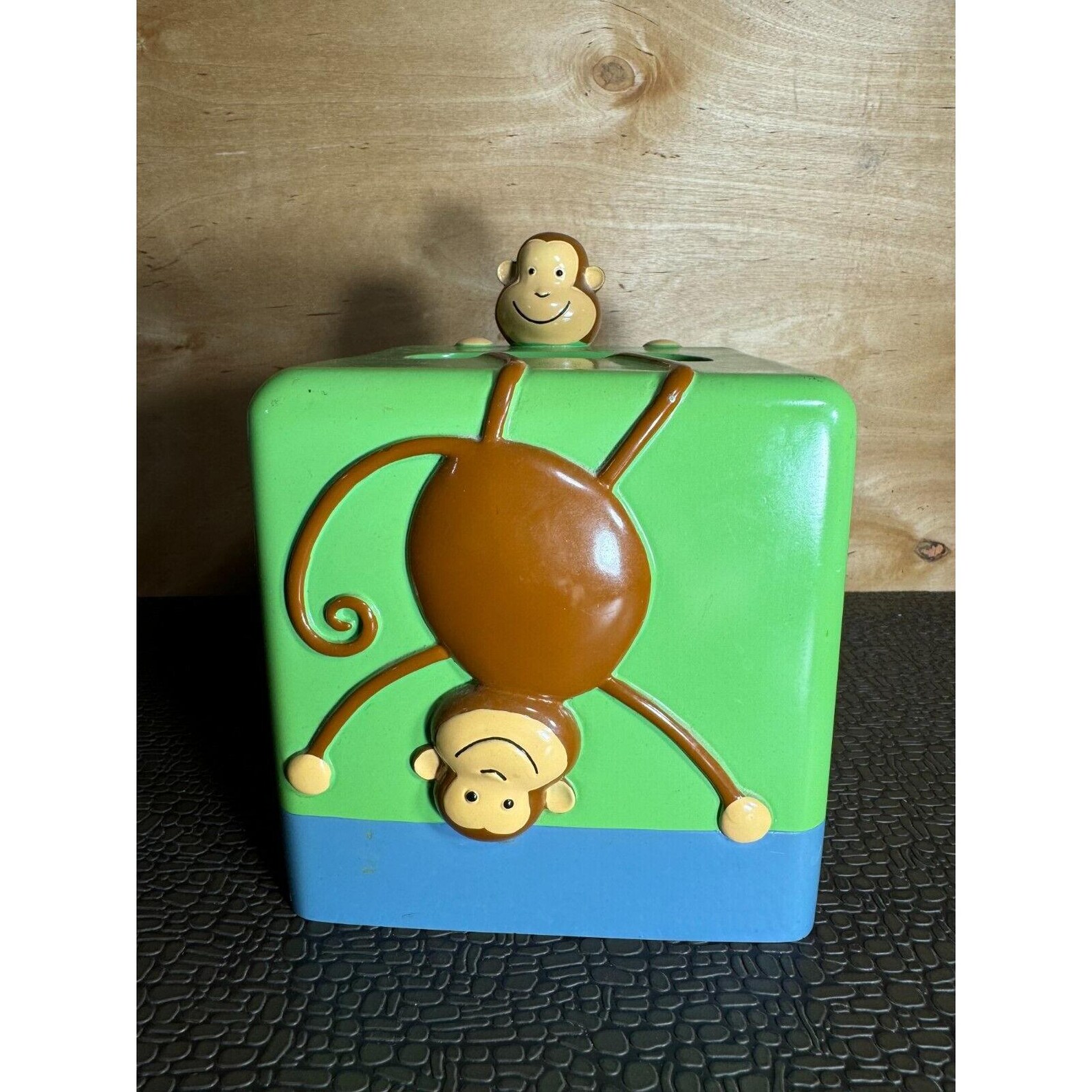 Resin Monkey Tissue Box Cover, Green - Etsy