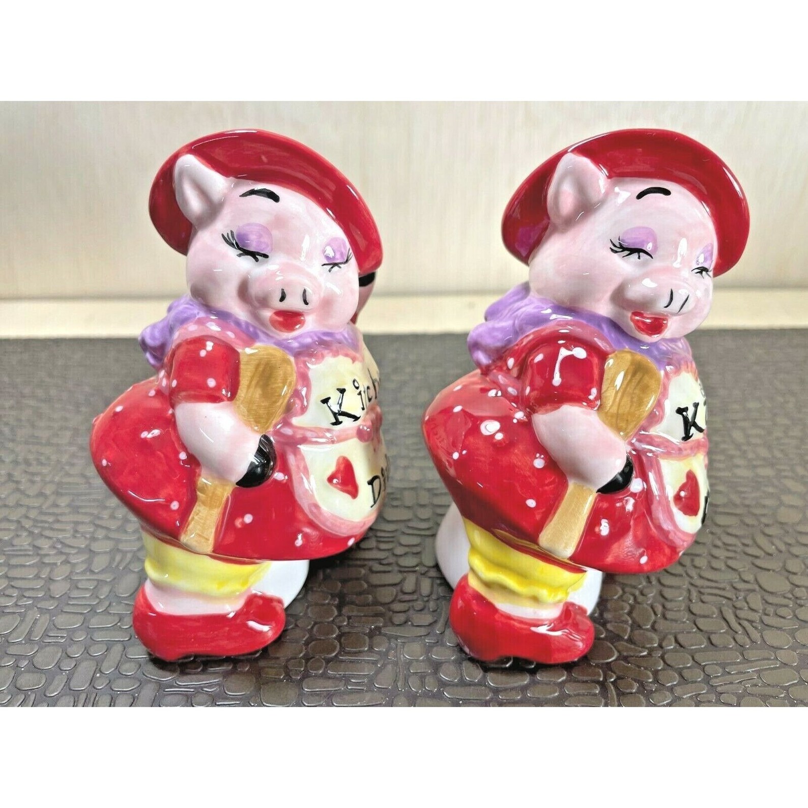Kitchen Diva Pig Ceramic Salt & Pepper Shaker Shakers Set - Etsy