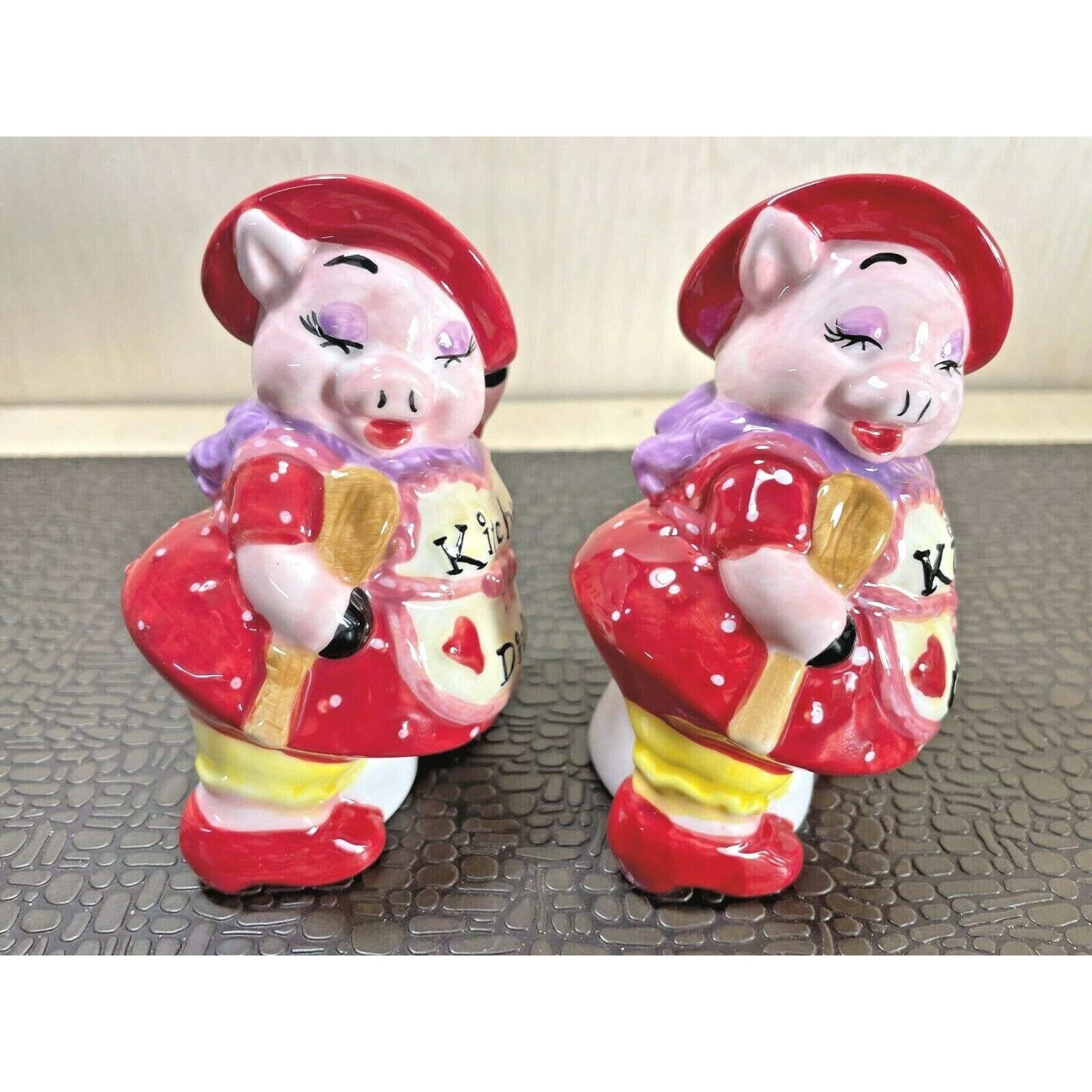 Kitchen Diva Pig Ceramic Salt & Pepper Shaker Shakers Set - Etsy