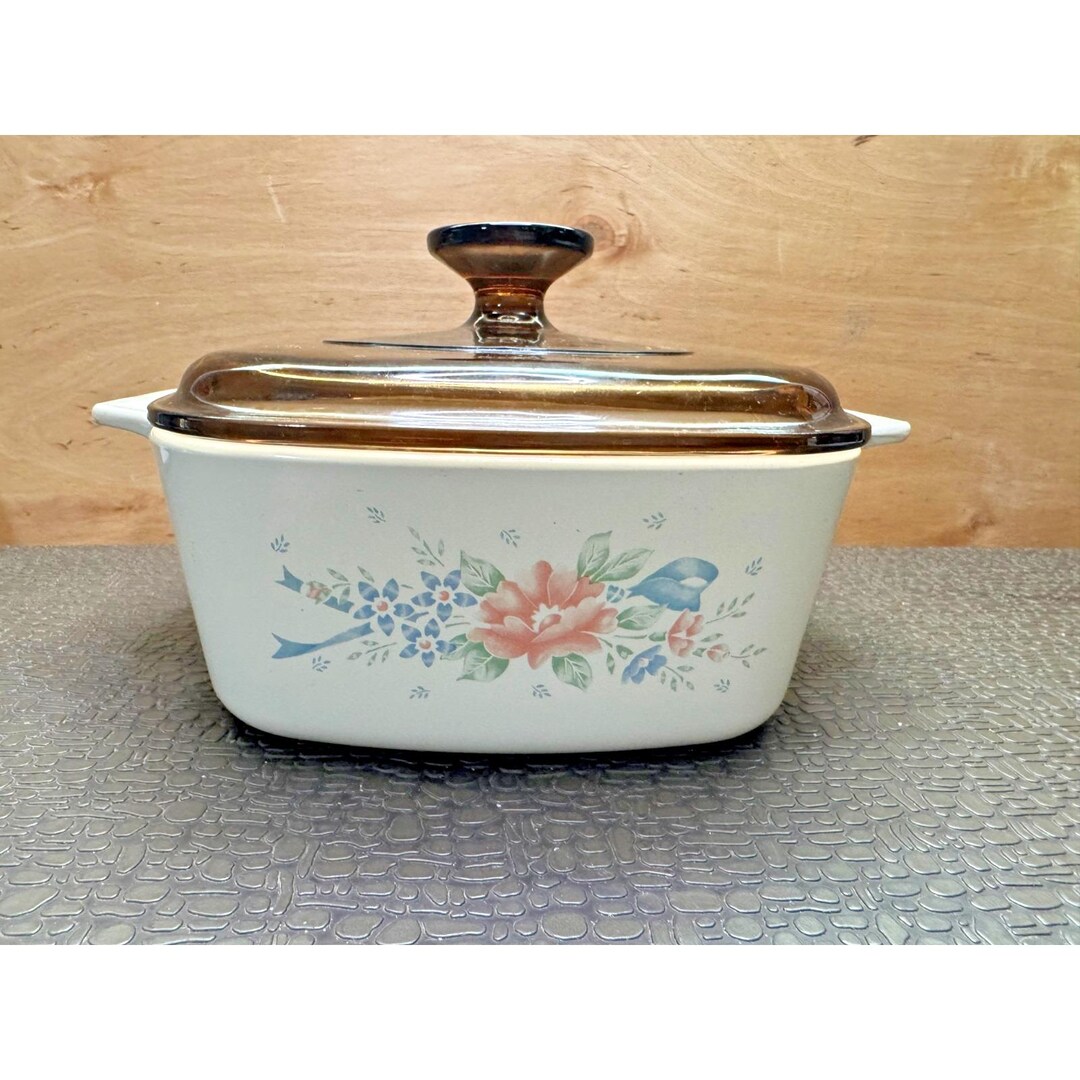 Corning Ware Symphony A-1 1/2-B Square Casserole With Lid 1.5 Qt - Etsy