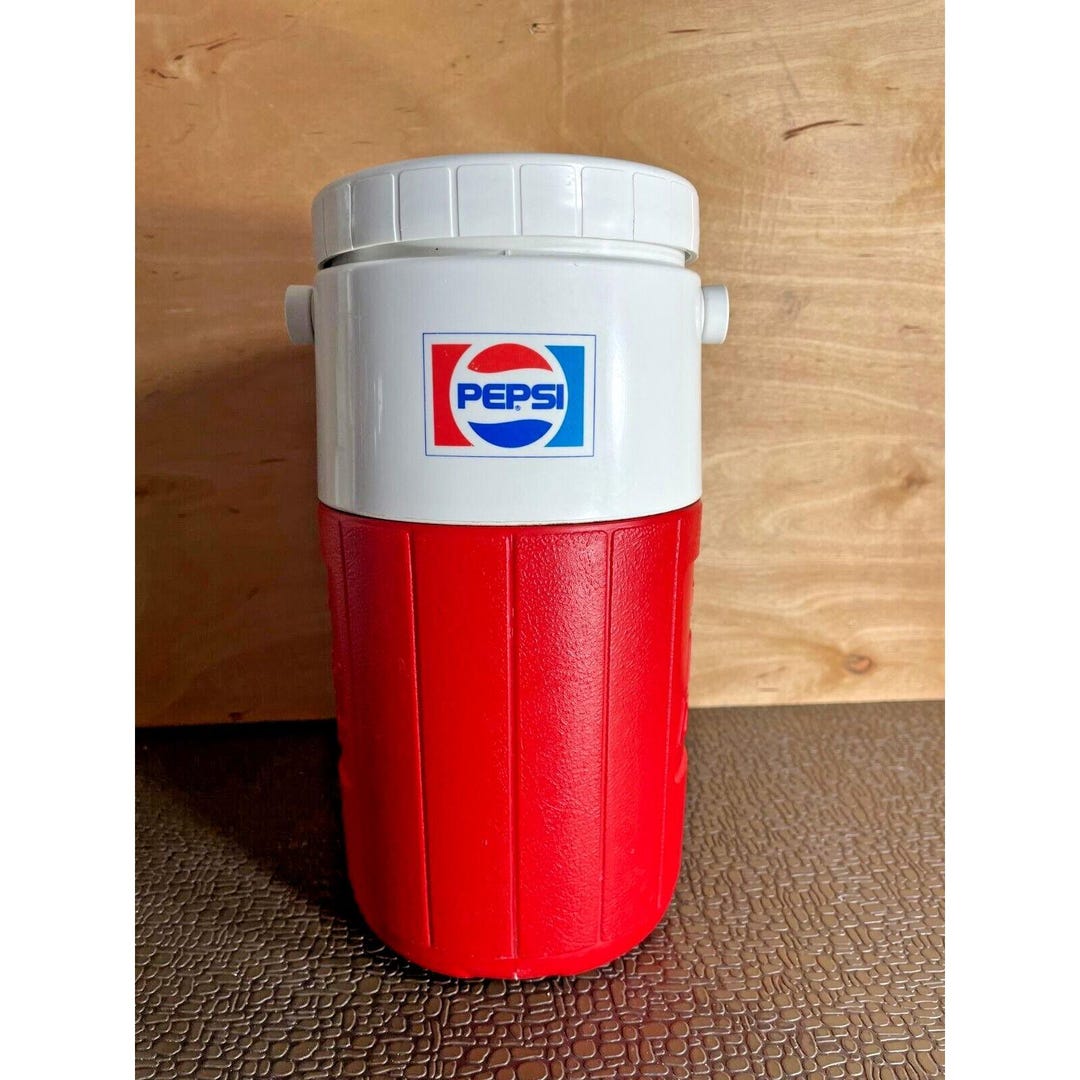 Vintage Pizza Hut & Pepsi 1/2 Gallon Relief Pitcher by Coleman Jug - Etsy