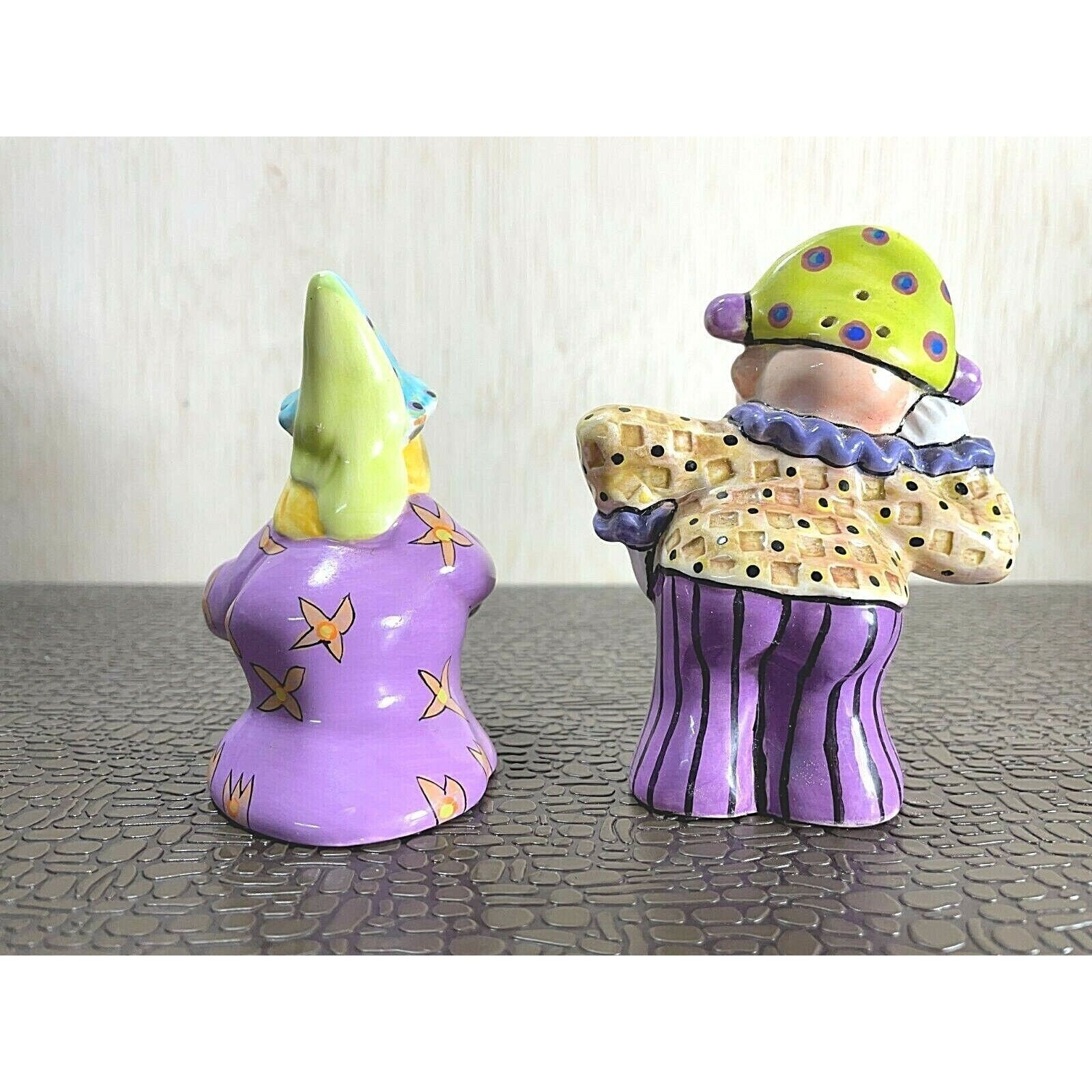 Vintage Animated Man and Woman in Costume Salt and Pepper Shakers - Etsy