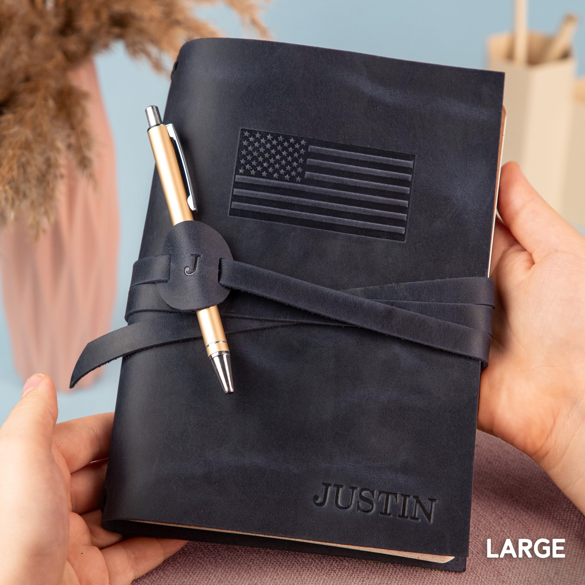 Custom Leather Religious Journal, Personalized Leather Priest Journal ...