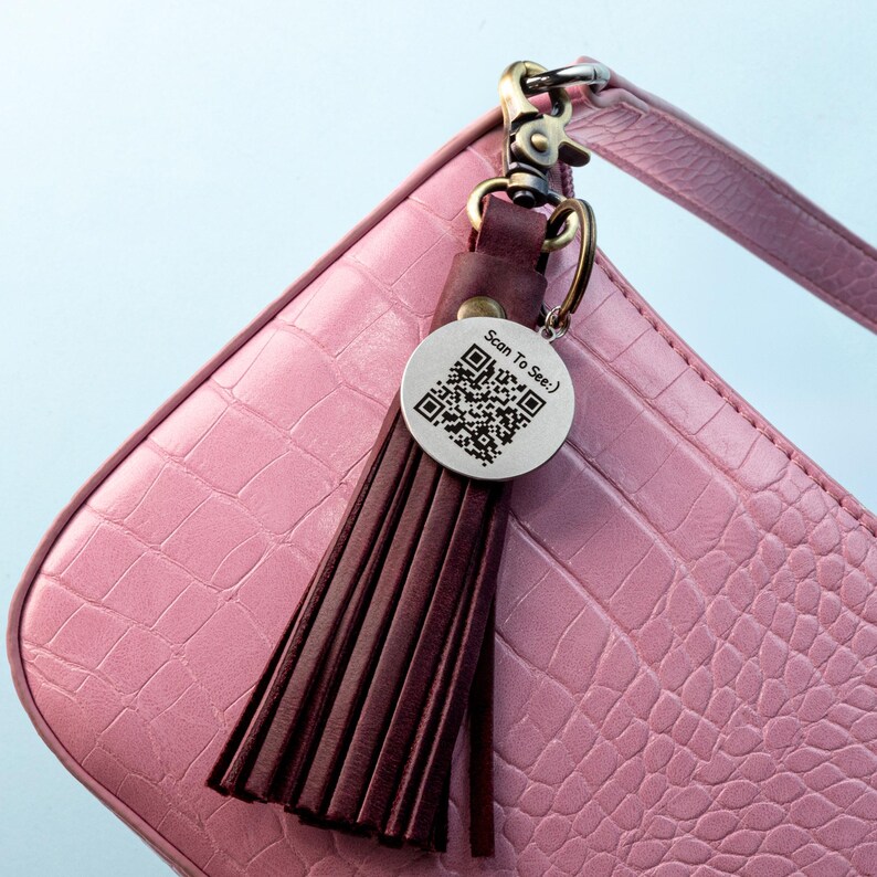 Jesus Loves You - Leather Tassel Keychain With Customized Bible Verse ...