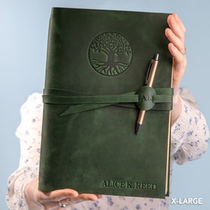 Custom Leather Religious Journal, Personalized Leather Priest Journal ...