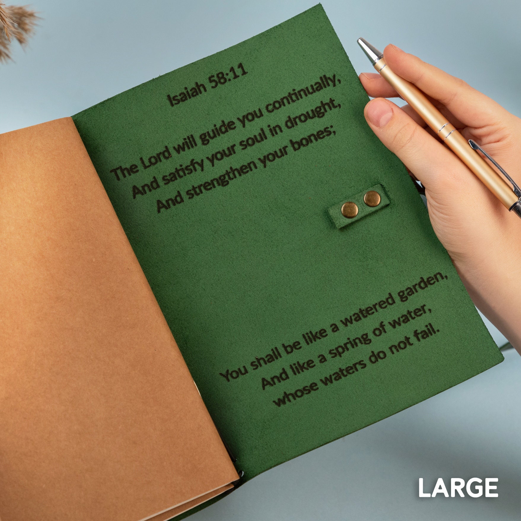 Custom Leather Religious Journal, Personalized Leather Priest Journal ...