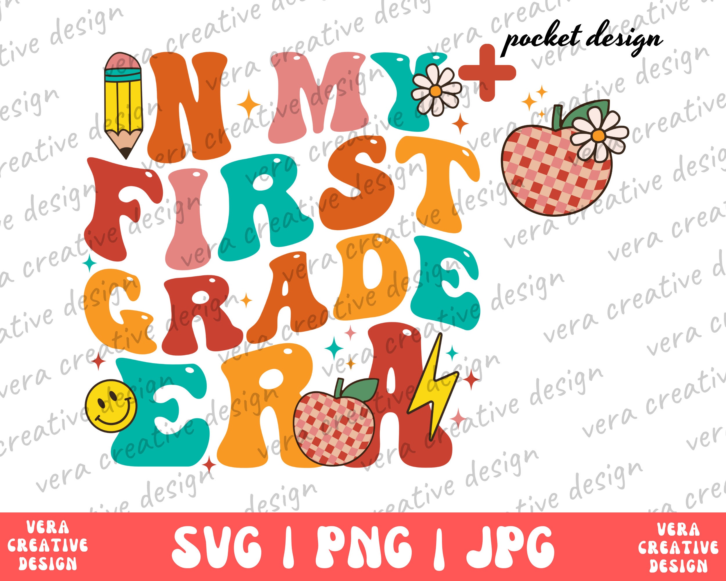 In My 1st Grade Era Svg Png First Grade Era Svg First Grade - Etsy