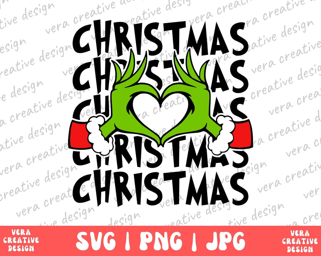 Christmas Grinch Hand Svg Png Grinch Heart Hands Png Grinch Christmas