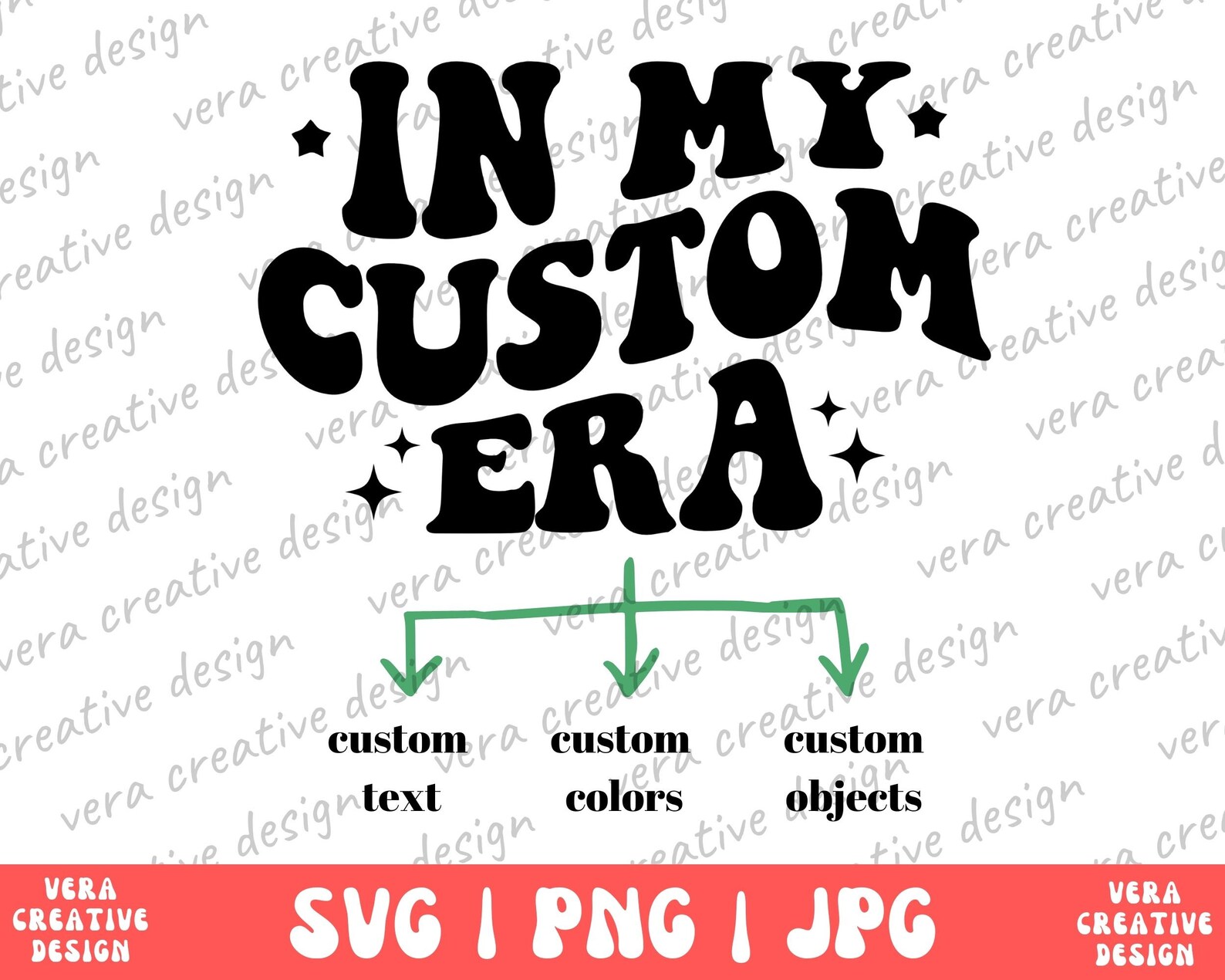 Personelized in My Custom Era Svg Pngcustom in My Era Png - Etsy