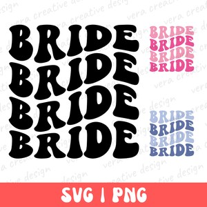 Bride SVG File for Instant Download, Wedding Shirt Cut File for Cricut ...