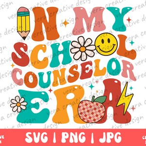 In My School Counselor Era Png, School Counselor Tee Png ...