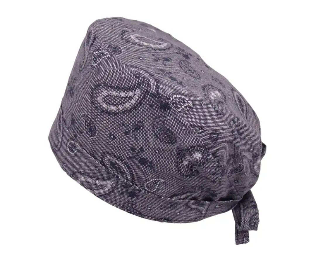 Lesleys® Adjustable Cloth Surgical Cap Paisley - Etsy