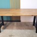 Modern Oak Table - Industrial Style - Etsy
