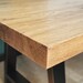 Modern Oak Table - Industrial Style - Etsy