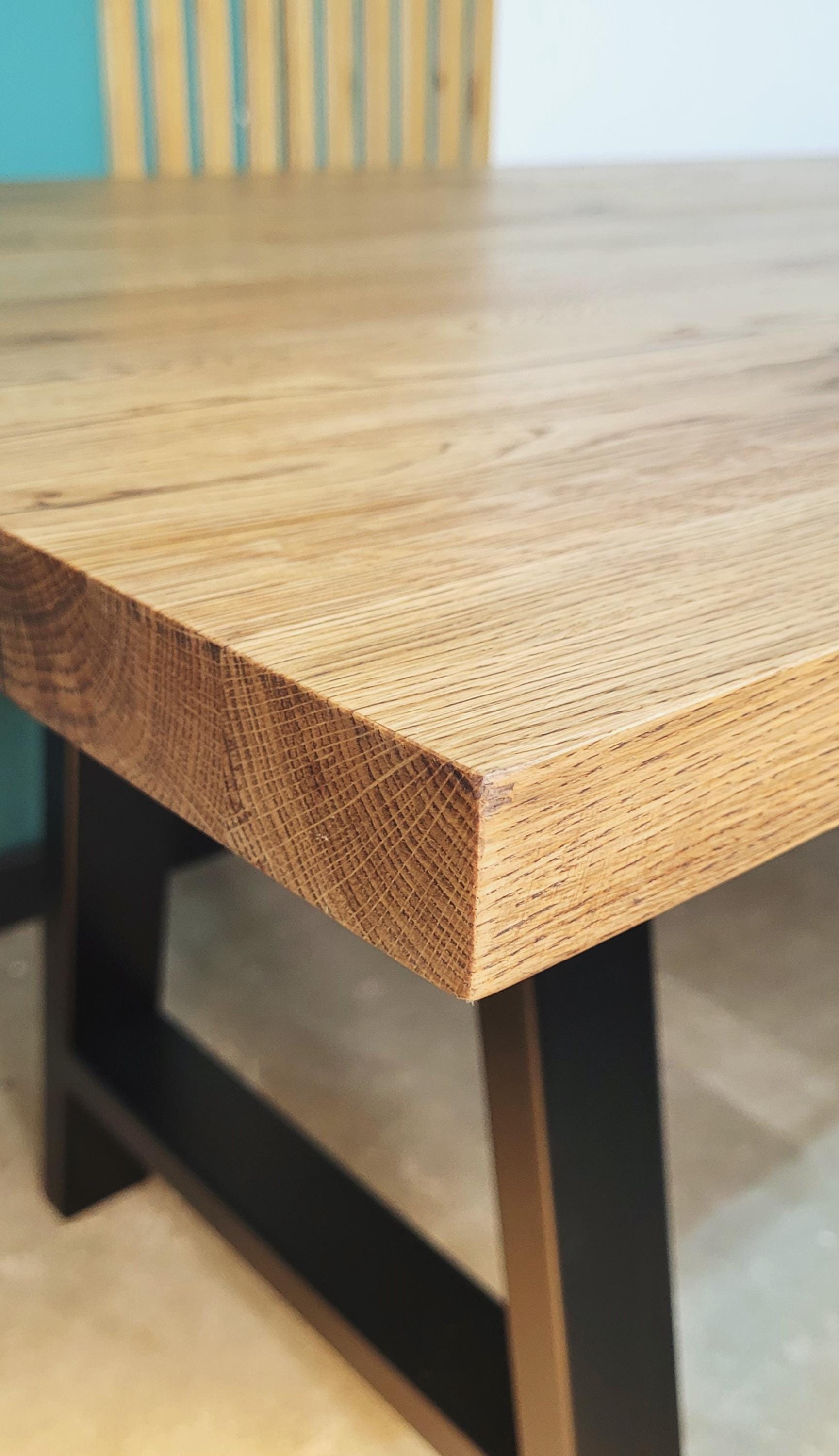 Modern Oak Table Industrial Style - Etsy