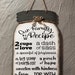 Wooden Handmade Decorative Kitchen Sign Our Family Recipe FREE Shipping ...