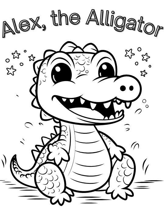 Alphabet Friends Coloring Book digital Download - Etsy