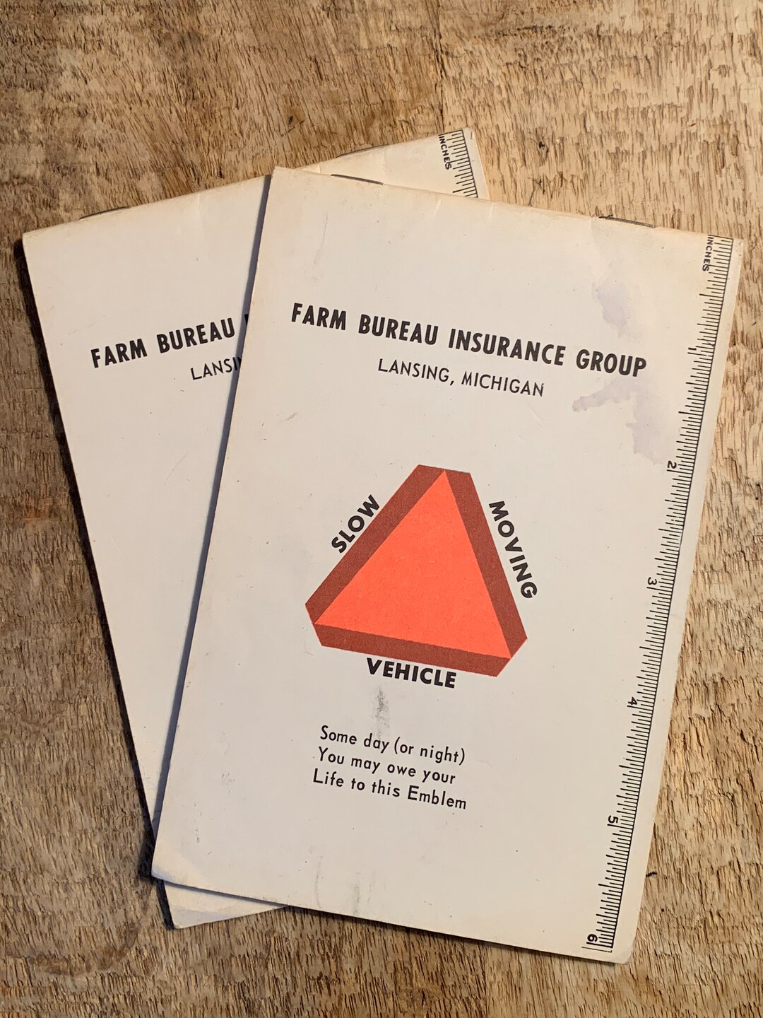 RARE 2x Vintage Notepads Farm Bureau Insurance Group Lansing, Michigan ...