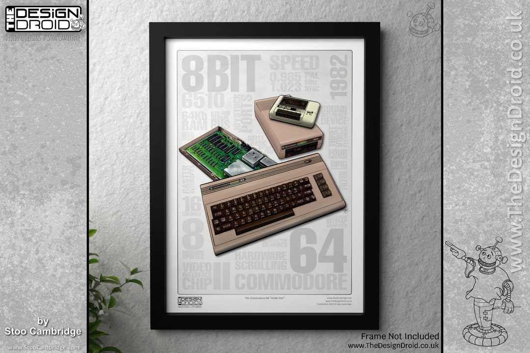 Commodore 64 Illustration Poster Print - Etsy