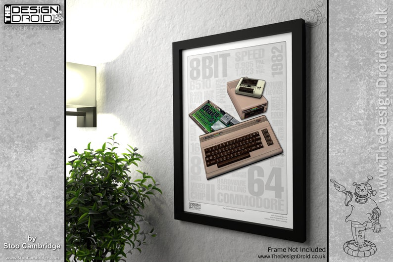 Commodore 64 Illustration Poster Print - Etsy