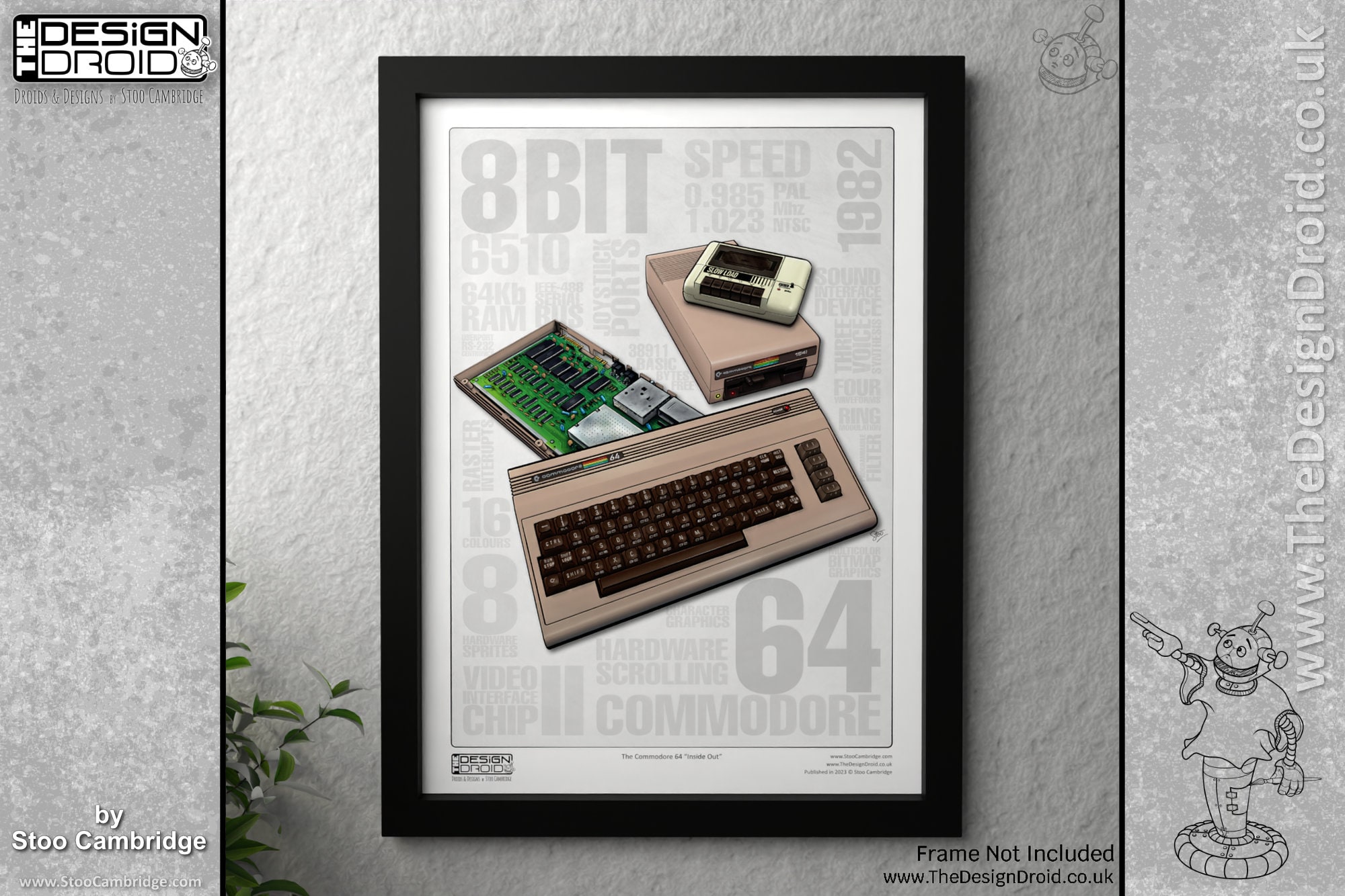 Commodore 64 Illustration Poster Print - Etsy