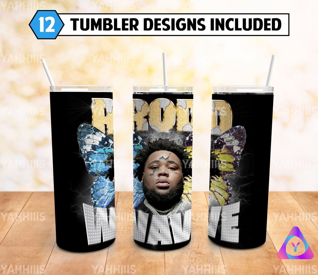 Rapper Skinny Tumbler 20 Oz Sublimation Design PNG Singer Tumbler ...