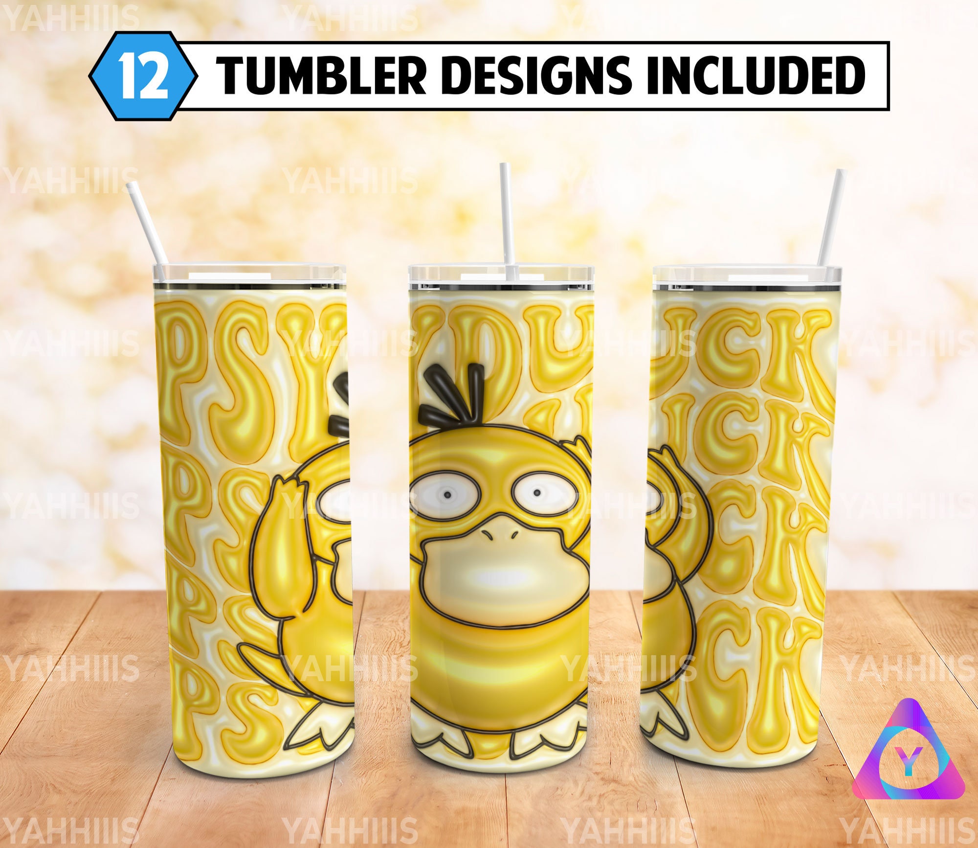 Cartoon Inflated Puff Skinny Tumbler 20 Oz Sublimation Design PNG Movie ...